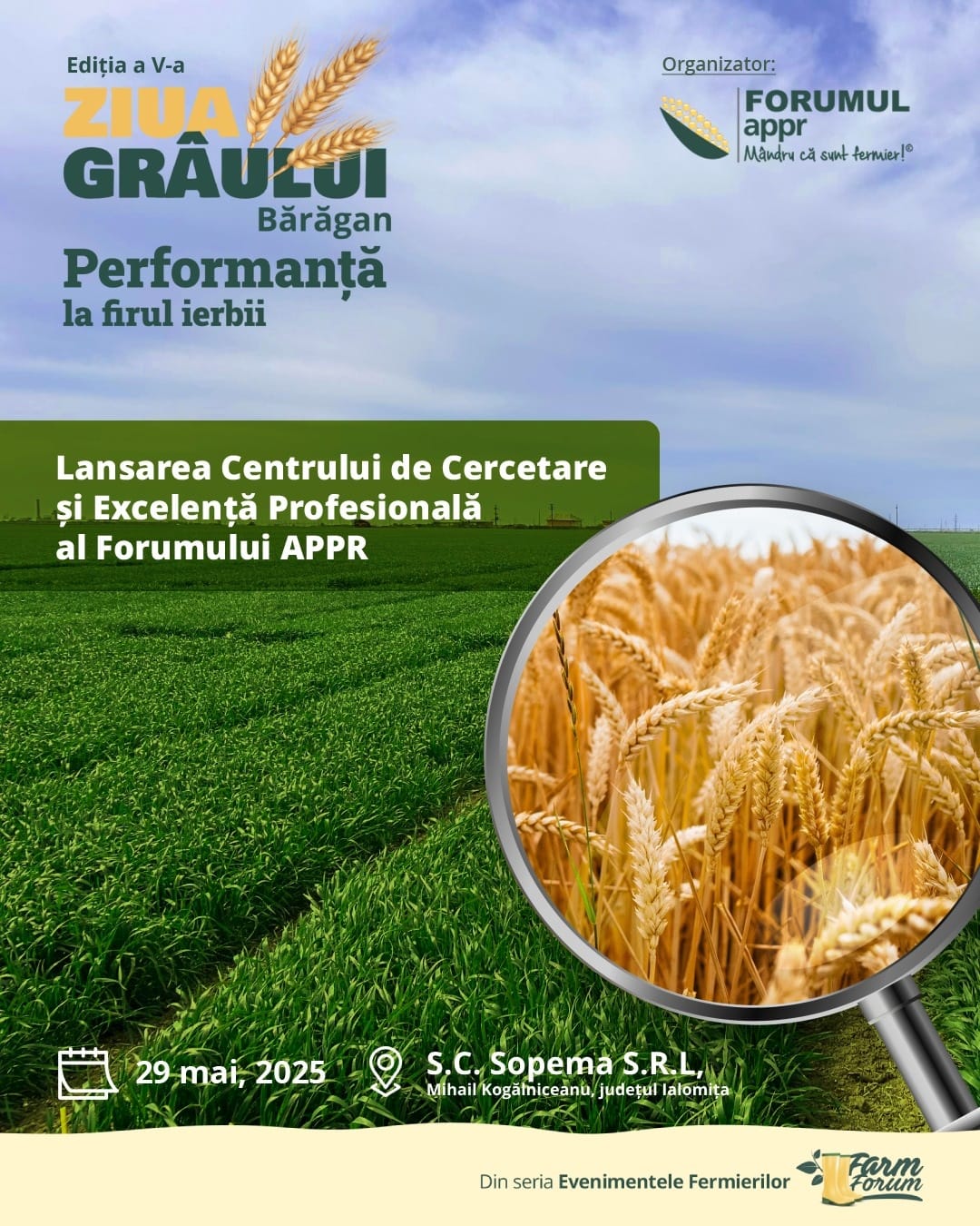 Eveniment: Ziua Grâului Bărăgan 29 mai 2025! - AgroInfo